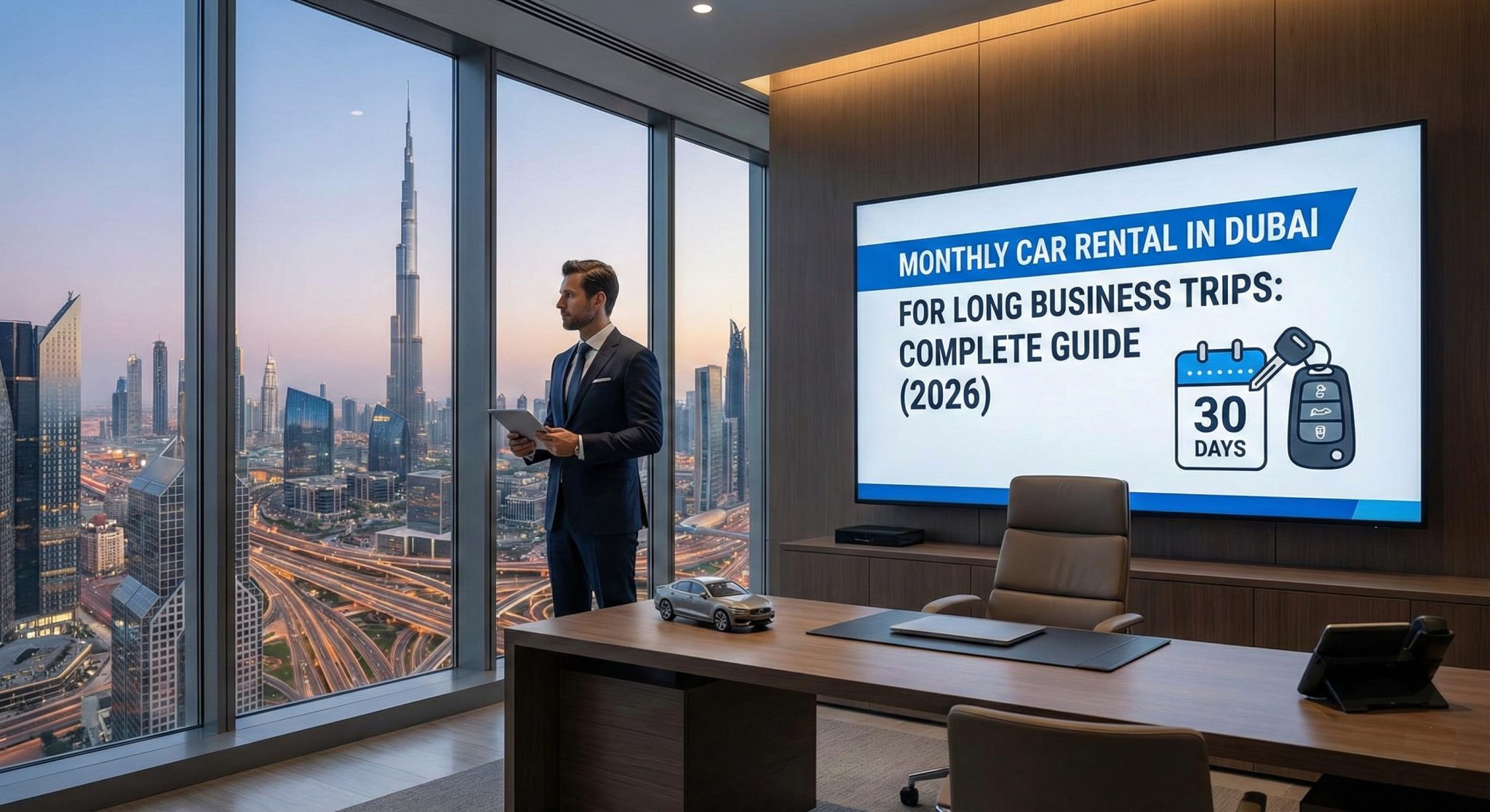 Monthly Rental for Business Trips | Prox Luxury Car Rental